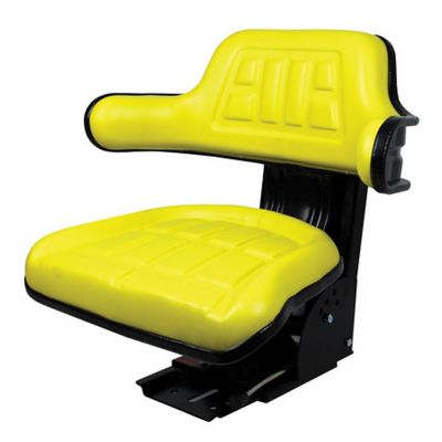 Black Talon 20.5 in. Universal Replacement Tractor Seat with Adjustable ...