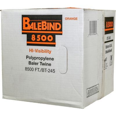 Balebind 8,500 ft. Polypropylene Baler Twine, Orange, 245 lb. Tensile ...
