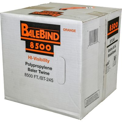 Balebind 8,500 ft. Polypropylene Baler Twine, Orange, 245 lb. Tensile ...