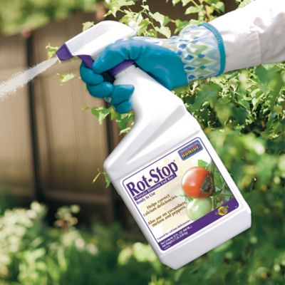 Bonide 32 oz. Rot-Stop Tomato Blossom End Rot Ready-to-Use Spray Garden ...
