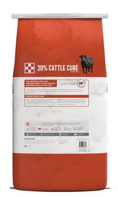 Purina 20% Cattle Cube Protein Supplement, 50 lb. Bag at Tractor Supply Co.
