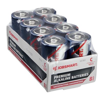 JobSmart C Alkaline Batteries, 8-Pack at Tractor Supply Co.