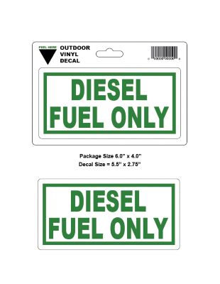 Hazmat Diesel Fuel Only Sticker Decal at Tractor Supply Co.