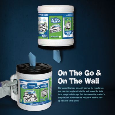 TOOLBOX Blue Shop Towels Big Grip Dispenser, 10 in. x 12 in. at Tractor ...