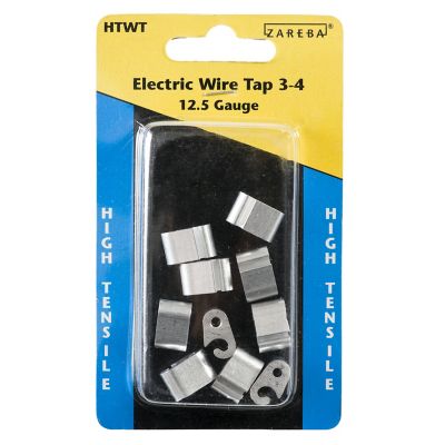 American Farm Works Electric Fence Wire Taps for 12-1/2 to 16 Gauge ...