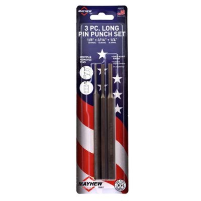 Mayhew Assorted Large Pin Punch Set, Carded, 3 pc. at Tractor Supply Co.
