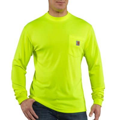 Carhartt Men's Force Color Enhanced Long-Sleeve Pocket T-Shirt