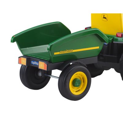 Peg Perego John Deere Farm Tractor and Trailer Ride-On Toy, Ages 2-4 at ...