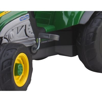 Peg Perego John Deere Farm Tractor and Trailer Ride-On Toy, Ages 2-4 at ...