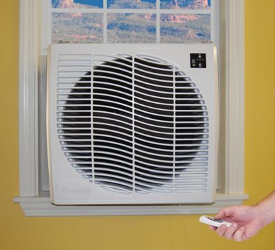 MasterCool 3,200 CFM Window Evaporative Cooler with Remote, 1,600 sq. ft.