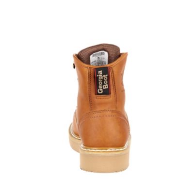 Georgia Boot Men's Steel Toe Barracuda Gold Wedge Work Boots, 6 in.