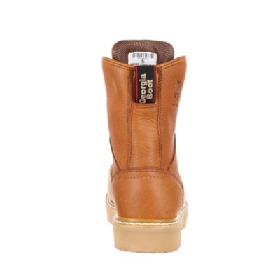 Georgia Boot Men's Steel Toe Barracuda Gold Wedge Work Boots, 8 in.