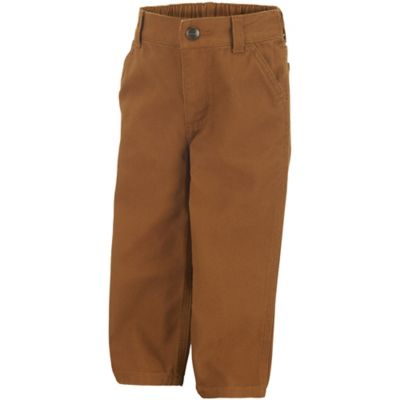 Carhartt Baby Boys' Canvas Dungaree Pants, 12-18 M,Carhartt Brown at ...