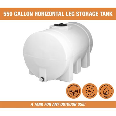 550 gal. Poly Tank With Legs for Water & Non-Flammable Liquids at ...