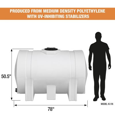 550 gal. Poly Tank With Legs for Water & Non-Flammable Liquids at ...
