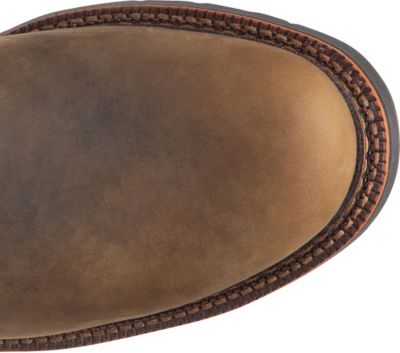 Justin Men's Blueprint Round Toe Pull-On Work Boots, 11 in., 8.5 EE,Tan ...
