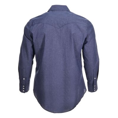 Wrangler Men's Cowboy Cut Western Chambray Work Shirt at Tractor Supply Co.