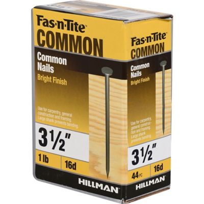 Hillman 16D x 3-1/2 in. Bright Common Nail, 1 lb. at Tractor Supply Co.
