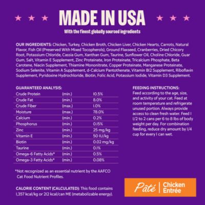 Wellness Complete Health Natural Grain Free Chicken Pate Wet Canned Cat ...
