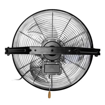 Maxx Air 18 in. 3-Speed Indoor Tilting Wall-Mounted Fan, Black at ...