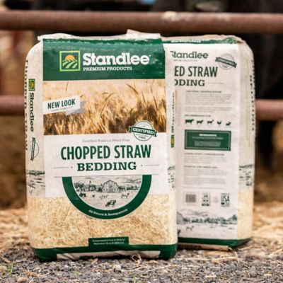 Standlee Premium Products Certified Weed Free Chopped Straw, 2 cu. ft ...