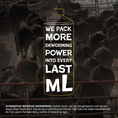 Boehringer Ingelheim Synanthic 22.5% Bovine Cattle Dewormer Suspension ...