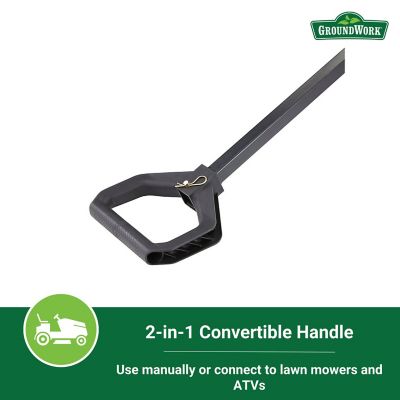 GroundWork 5 cu. ft. 800 lb. Capacity Towable Poly Dump Cart at Tractor ...