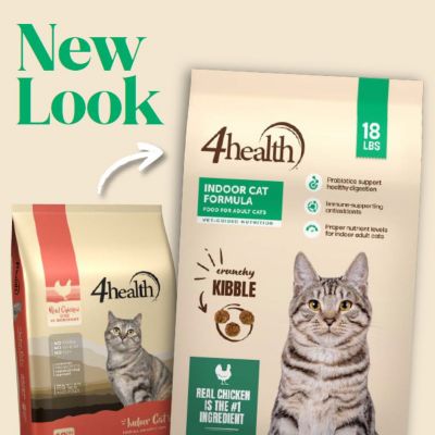 4health with Wholesome Grains Adult Indoor Chicken Formula Dry Cat Food ...