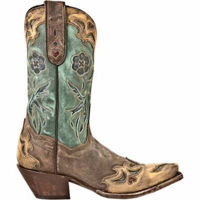 Dan Post Women's Vintage Blue Bird Western Boots