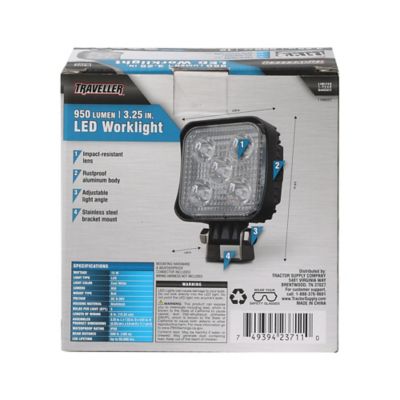 Traveller 950-Lumen LED Work Light, 3.25 in. at Tractor Supply Co.