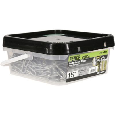 Hillman 1-1/2 in. 8-Gauge Galvanized Barbed Staple, 690 ct. at Tractor ...