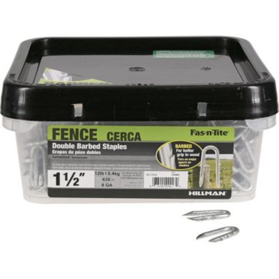 Hillman 1-1/2 in. 8-Gauge Galvanized Barbed Staple, 690 ct. at Tractor ...