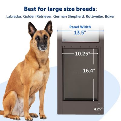 PetSafe 81 in. Sliding Glass Pet Door, 1 pc., Bronze