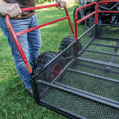 Yutrax Tow-Behind Trail Warrior X4 Heavy-Duty UTV/ATV Trailer, For Off ...