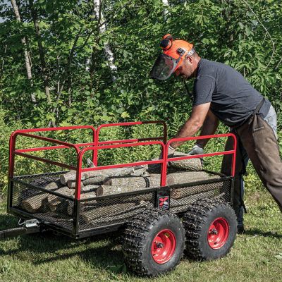 Yutrax Tow-Behind Trail Warrior X4 Heavy-Duty UTV/ATV Trailer, For Off ...