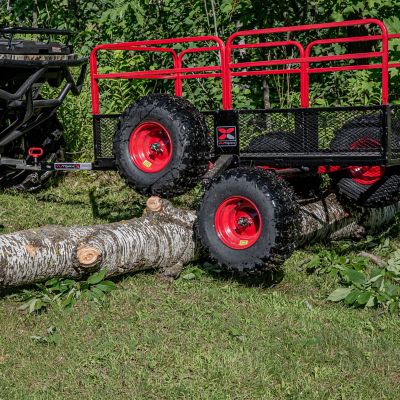 Yutrax Tow-Behind Trail Warrior X4 Heavy-Duty UTV/ATV Trailer, For Off ...