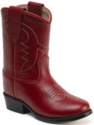 Old West Baby Girls' Round Toe Western Boots, 6 in., 2-Row Stitch, 6.5 ...