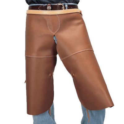 Weaver Equine Unisex Leather Hay Chaps, Russet at Tractor Supply Co.