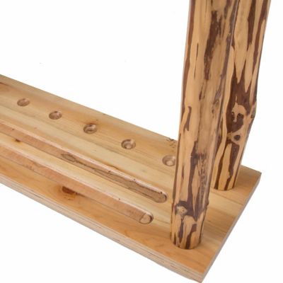 Rush Creek Creations 6-Cue Wooden Floor Rack