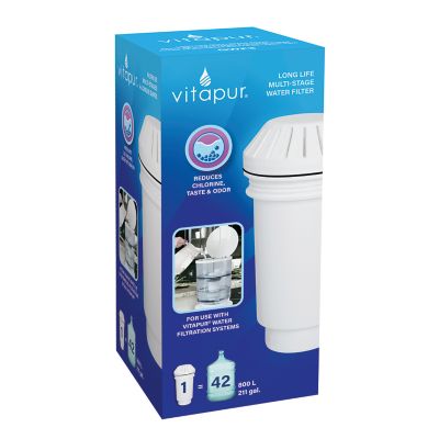 Vitapur Multi-Stage Water Filter, 6 Month Life, White, Compatible with ...