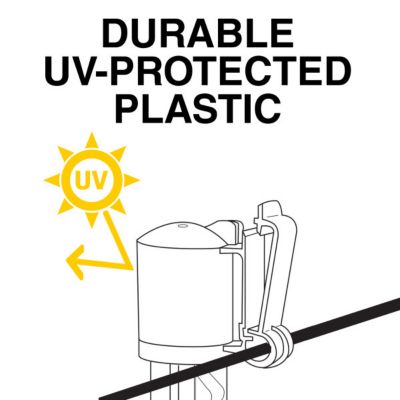 American Farm Works T-Post Safety Cap and Insulators for 1.25 and 1.33 ...