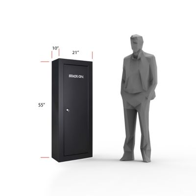 Stack-On 8 Long Gun, Key Lock, Gun Cabinet, Black at Tractor Supply Co.