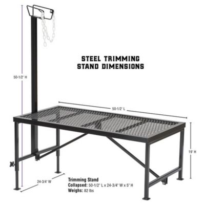 Weaver Livestock Steel Livestock Trimming Stand with Wire Head Piece at ...