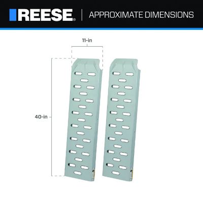 Reese Explore 1,200 lb. Capacity Steel Threshold Ramp, 11 in. x 40 in ...