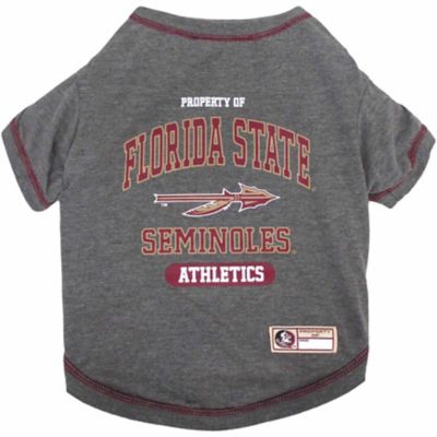 Pets First NCAA Florida State Seminoles Pet T-Shirt, S,Gray at Tractor ...