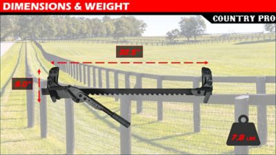 Country Pro Wire Stretcher, Durable Steel Construction, Works with High ...