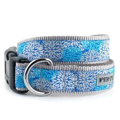 Worthy Dog Adjustable Mum's the Word Dog Collar, L,Blue at Tractor ...