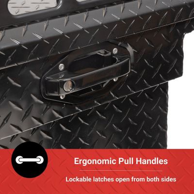 Tractor Supply 70 in. x 20 in. Black Aluminum Low Profile Crossover ...