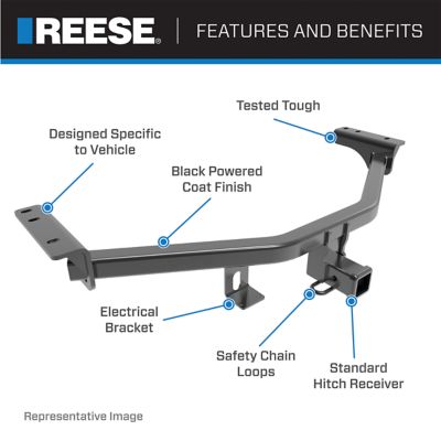Reese Towpower 2 in. Receiver 8,000 lb. Capacity Class IV Trailer Hitch ...