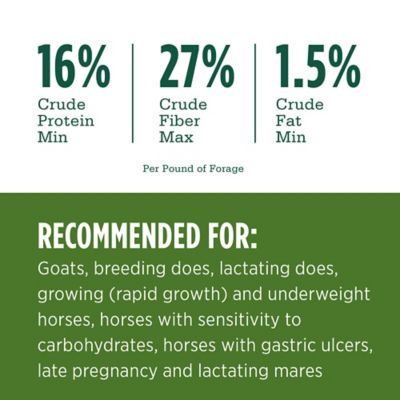 Standlee Premium Western Forage Organic Alfalfa Hay Pellets Horse and ...